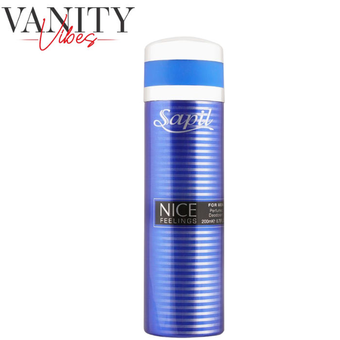 Sapil Nice Feelings Blue Body Spray 200ml For Men | Daraz.pk