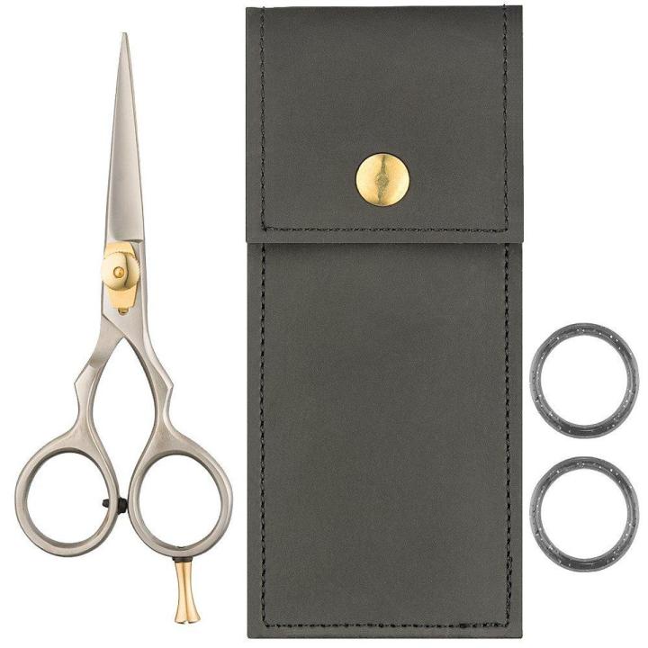 Mustache Scissors or Beard Trimming Scissors, Extremely Sharp - Silver ...