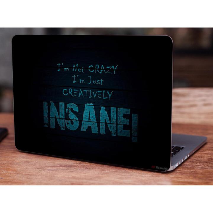 Quote Humor Blue Laptop Skin Vinyl Sticker Decal, 12 13 13.3 14 15 15.4 ...