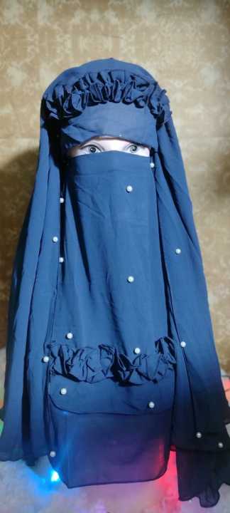 Ready To Wear Skaff With Naqab | Daraz.pk