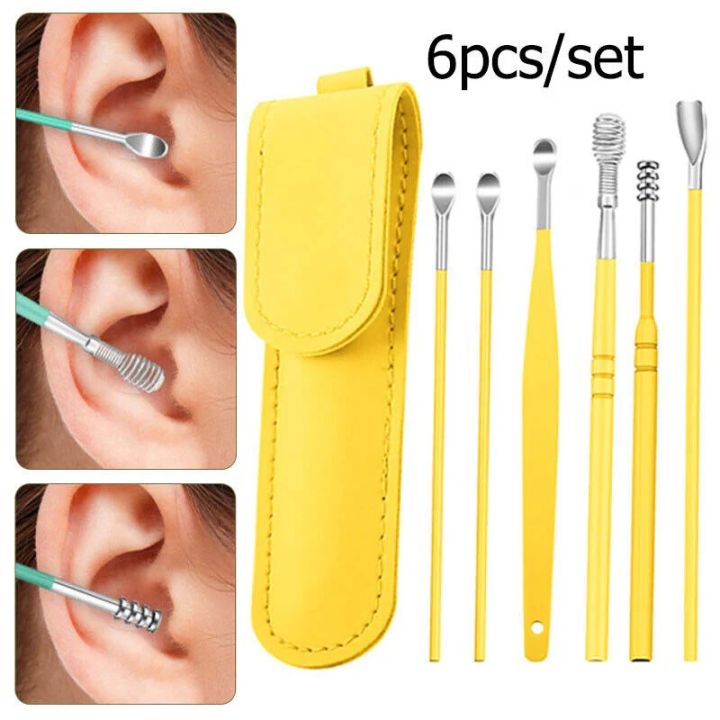 6-Piece Professional Ear Wax Removal Kit – Safe & Complete Home Care ...