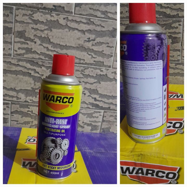 Anti rust spray 450ml warco Zang remover | Daraz.pk