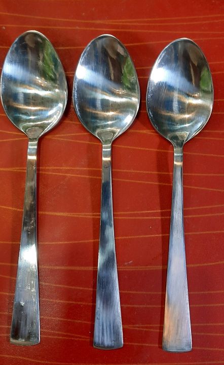 ASM Steel Dinner Spoon Set 12 PCE | Daraz.pk