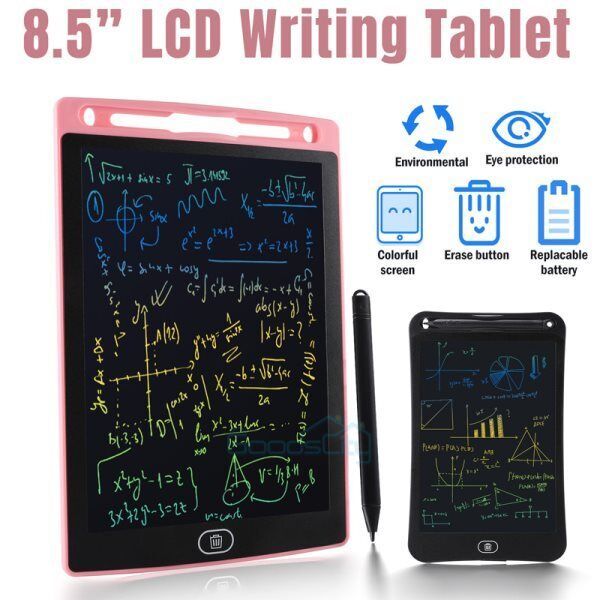6.5 inch Multicolor Display LCD Drawing Writing Tablet for Kids & Adults with Pen ...
