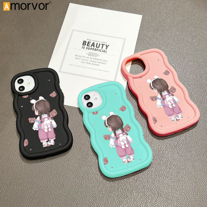 AMORVOR for Realme C51 C53 Note 50 C67 4G C61 C63 C65 C55 Narzo N53 N63 N55 Back Cover Lovely ...
