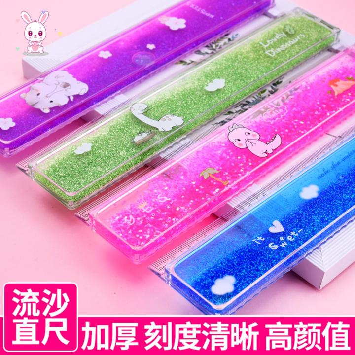 Straight ruler quicksand ruler high-value multi-functional ruler for ...