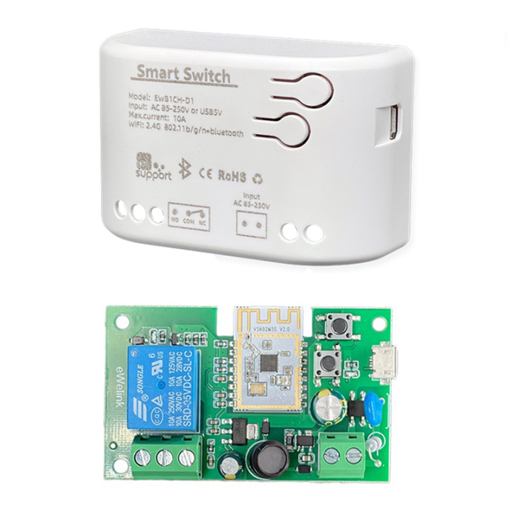 1 PCS Smart WiFi Motor Switch Module WiFi+Bluetooth 1CH Remote Control ...