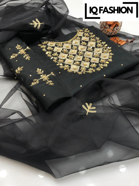 IQ FASHION Dress for Womens | Dress for Girls | Unstitched | Formal ...