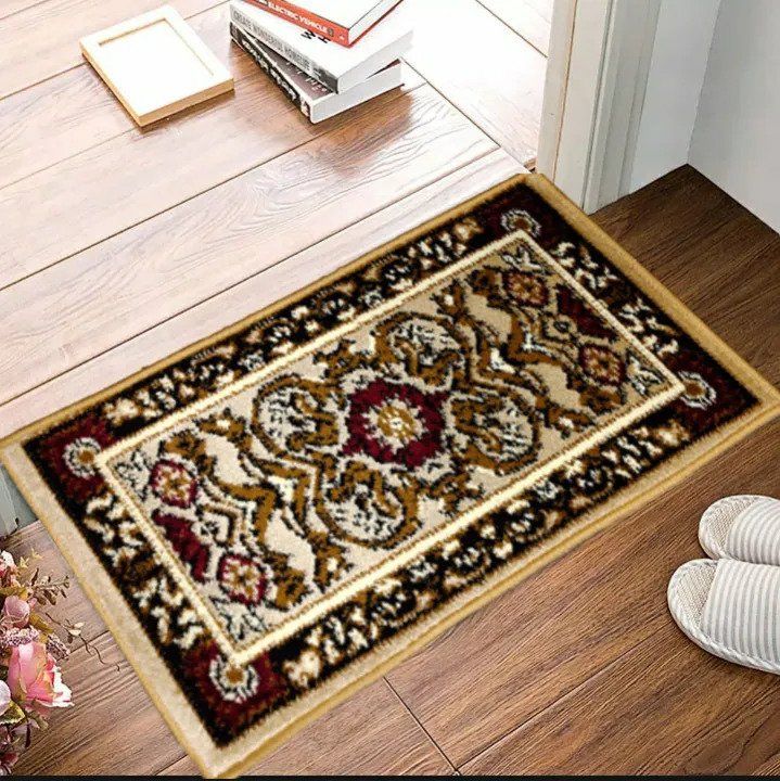 Indoor Doormat Oriental Traditional Turkish Style Woven Mat Multi-Color ...