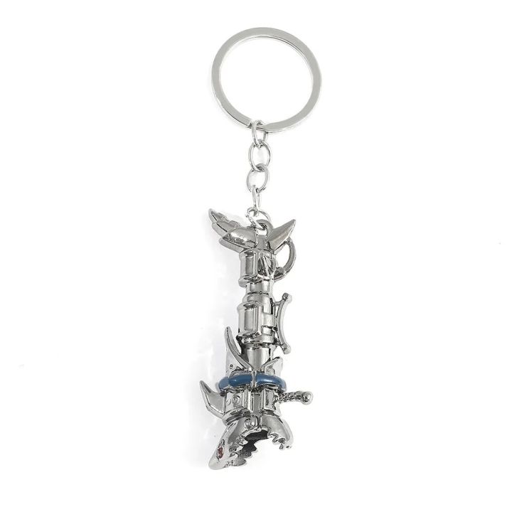 Game League of Legends Keychain LOL Jinx Cannon Model Keyring for Men ...