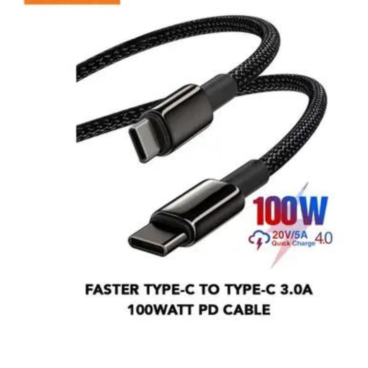 120w Super Fast Type C Data Cable (6mm thick) Strong and Super Fast ...