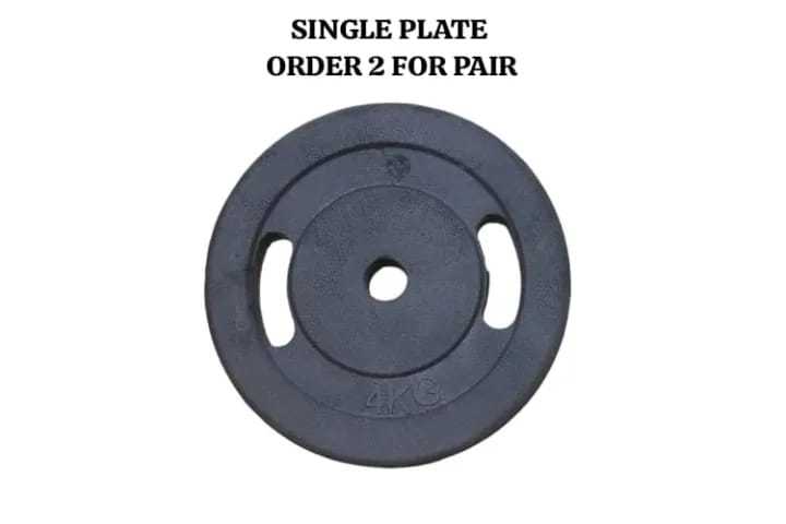 Standard - Bi-Grip Rubber Coated Weight Plate -1kg 2kg 3kg 4kg 5kg 8kg 10KG | Daraz.pk