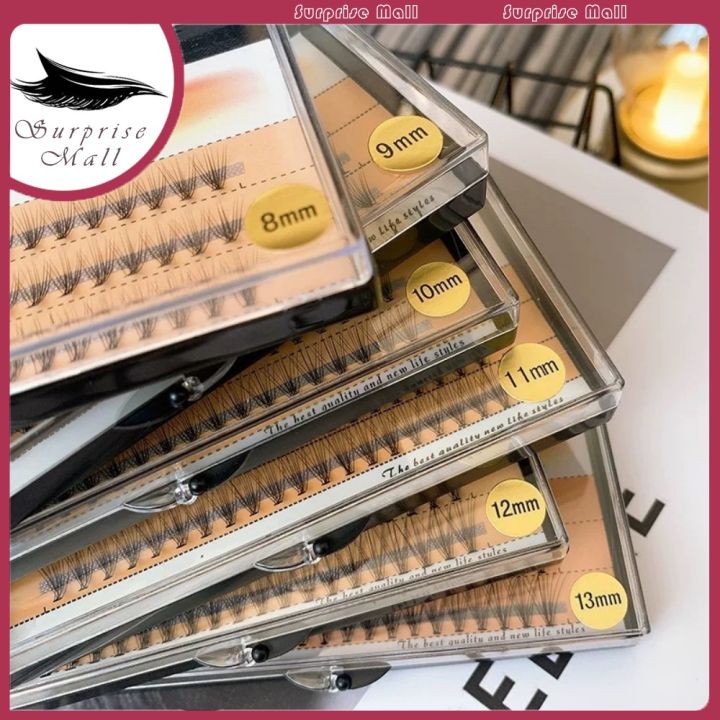 QC Cluster grafting eyelash A-type A-class fairy hair eyelash natural ...