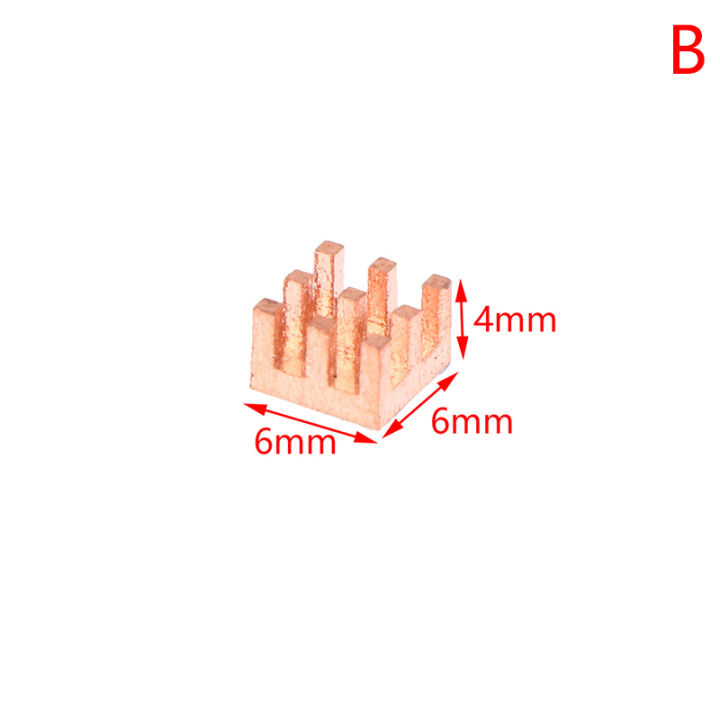 1Pc All Pure Copper Pin Fins Heatsink Cooler With Thermal Tape for ...