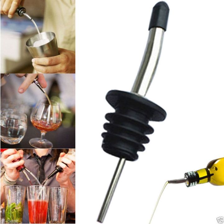 1/3PCS New Liquor Free Flow Bottle Cap Wine Pourer Stainless Steel ...