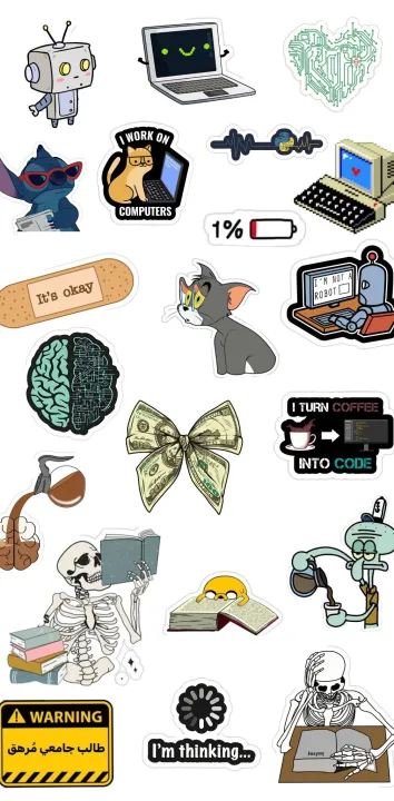Funny Software Engineer Sticker Coding & Programmer Laptop Stickers ...