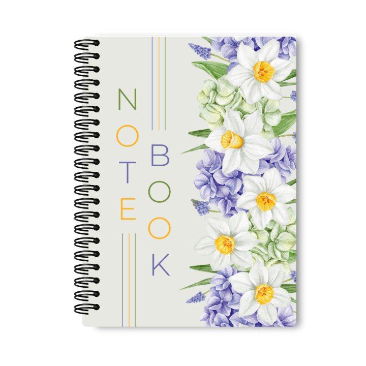 Mayfair Moments - Beautiful Floral Spiral Notebook | A5 , A4 Sizes 200 ...