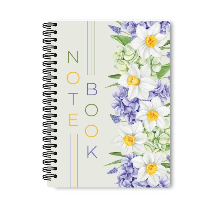 Mayfair Moments - Beautiful Floral Spiral Notebook | A5 , A4 Sizes 200 ...