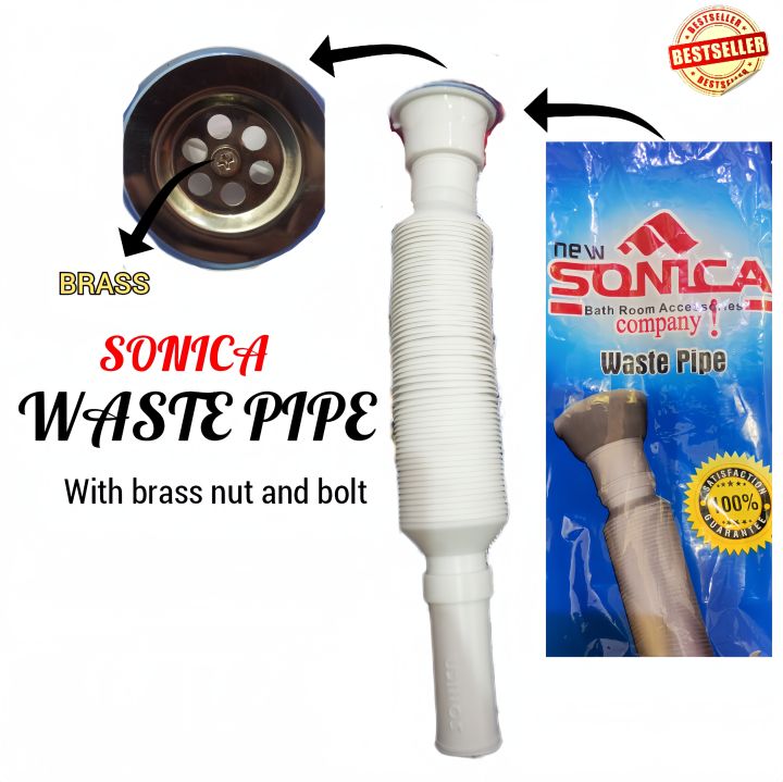 "SONICA" Wash Basin PURE ABS MATERIAL DRAINAGE PIPE / Sink Pipe ...