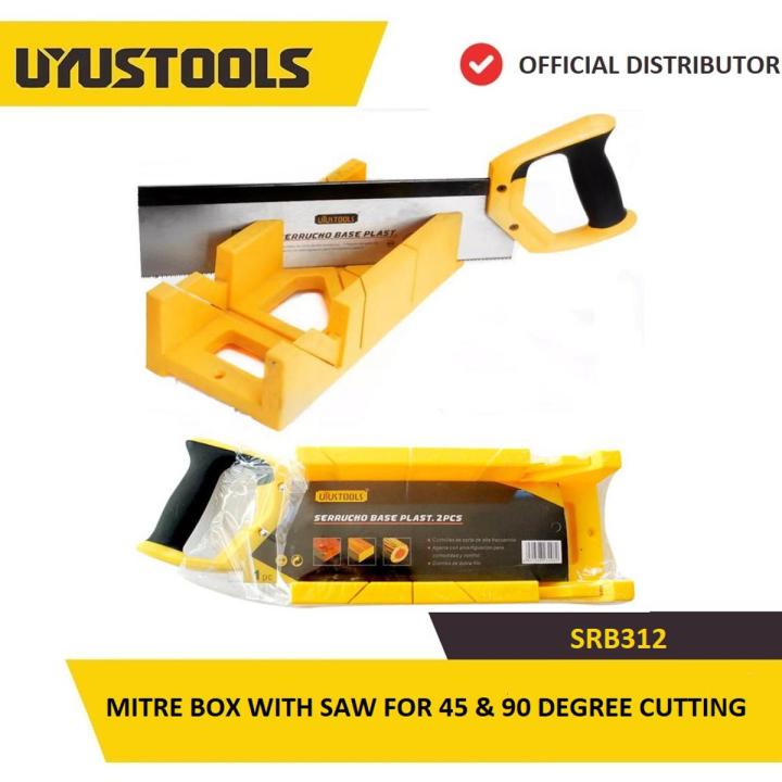 UYUSTOOLS SRB312 MITRE BOX WITH SAW 12 INCH | Daraz.pk