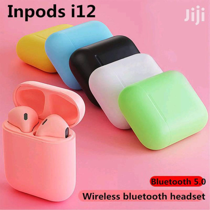 Airpods i12 TWS True Wireless Stereo Headset Dual Earbuds With ...