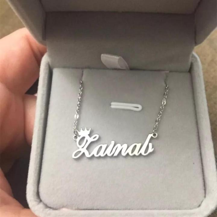 Customized Necklace, Name Locket, Custom Name Lockets For Girls | Daraz.pk