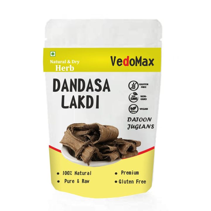 VedoMax Dandasa Ki Lakdi | Datoon Juglans | Walnut Tree Bark - 250 gm ...