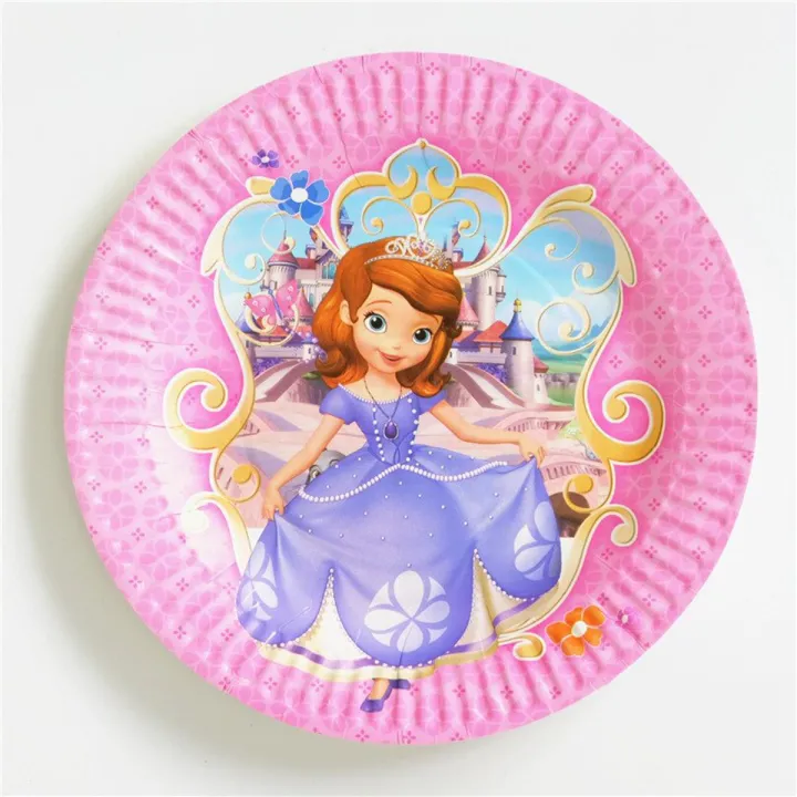 Sofia Theme Disposible Plate 10 Pieces Set | Daraz.pk