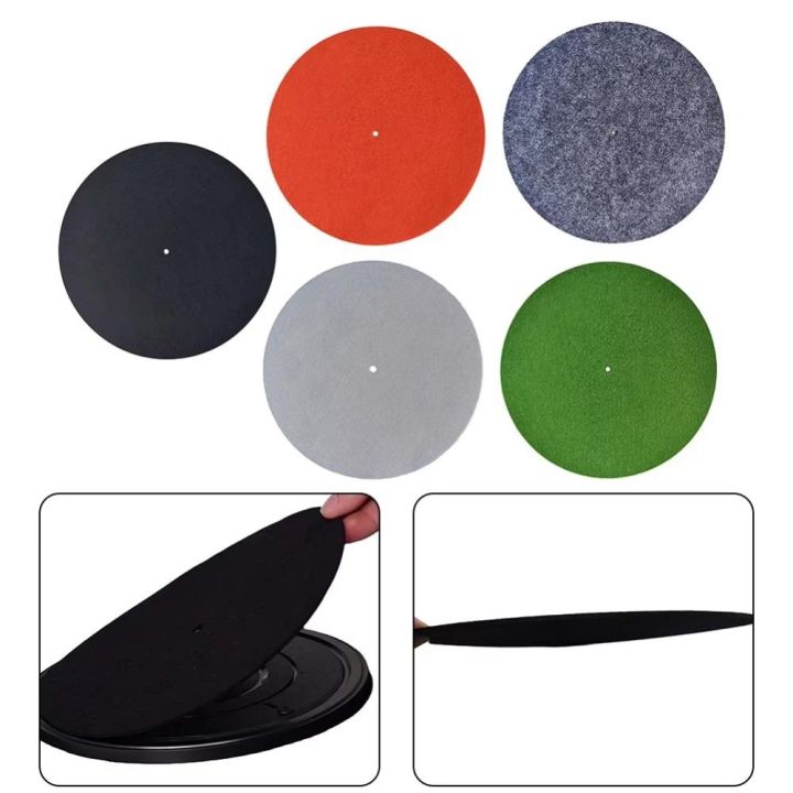 High-quality Audiophile 3mm Thick Felt Turntable Platter Mat Phonograph ...