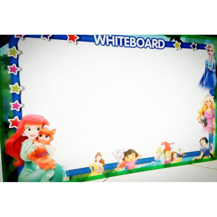 Kids Whiteboard Fun Large Size Board with Marker Included for Learning ...