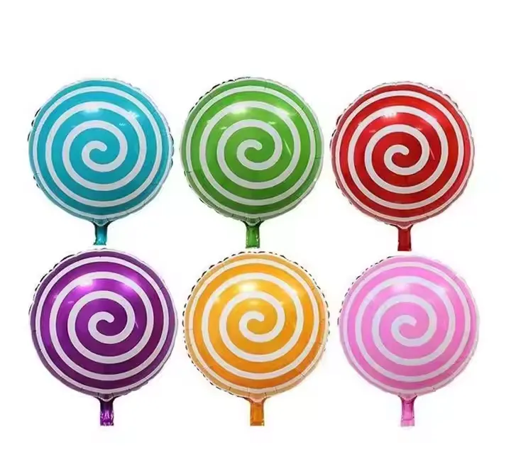 18 Inches loop candy Foil Balloon For Party Decoration Mylar Foil 18 ...