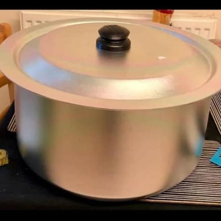 SONEX Silver Cooking Pot Best For 5 Kg Rice (Pateli) (Handi) (Deckchi ...