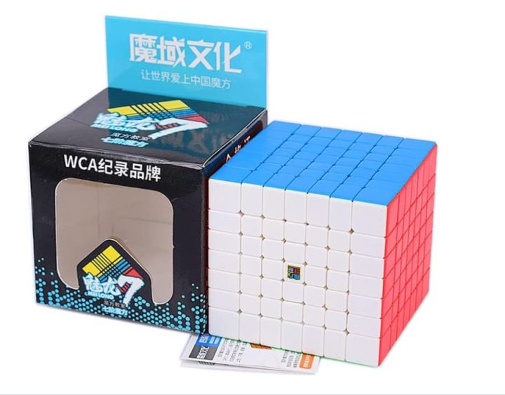 1 x Rubiks Cube Moyu Meilong 7x7 Speed Cube 66mm Size Magic Cube High ...