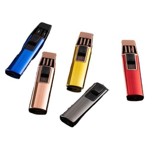 Imported Refillable Fancy Dual Flush Torch Ligh-ter Jet Flame Ligh-ter ...