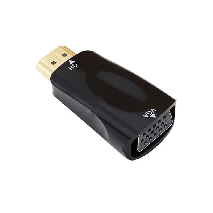 HDMI-compatible to VGA Cable Converter Male To Famale Converter Adapter ...