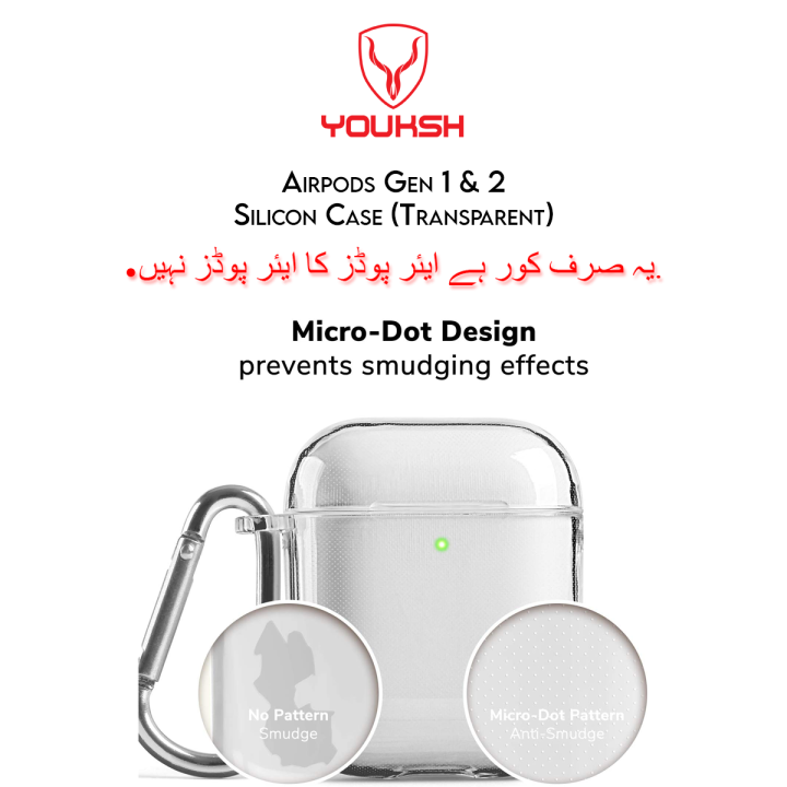 YOUKSH Inpods (Series 1 & 2) Transparent Case - Inpods (Series 1 & 2 ...