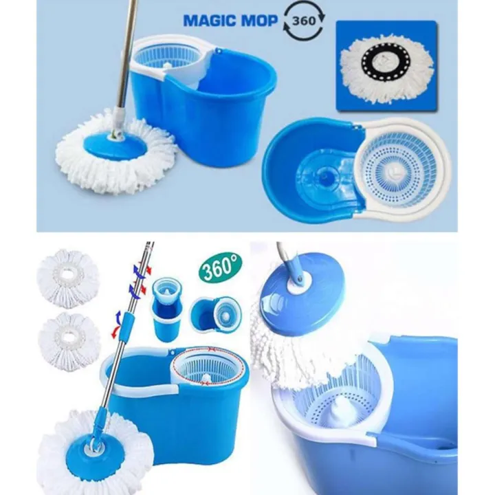 ROYAL Magic Spin Mop & Bucket With 2 Refills (360 Degree) | Daraz.pk