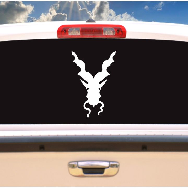 Markhor car sticker Markhor Emoji Markhor logo Stickr Markhor Sticker ...