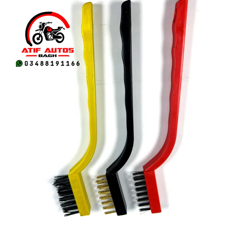 Heavy Duty 3 Piece Cleaning Brush Set | Multipurpose Wire Brushes for ...