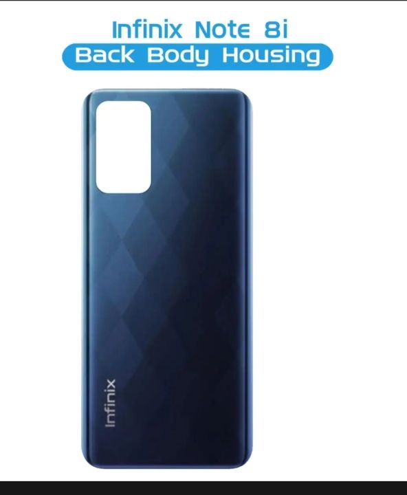 Infinix Note 8i Black Rear Back Body casing Housing Replacement Battery ...