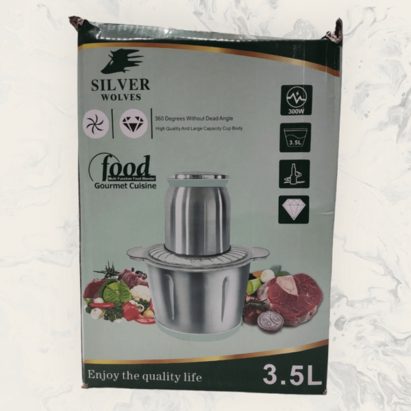 Silver wolves Kitchen Expert Food Grinder- 3.5L multi function food ...