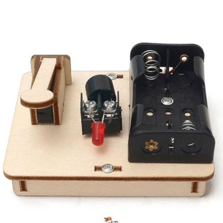 EDUCATIONAL WOODEN TELEGRAPH STEM TOY FOR KIDS (DIY TYPE) | Daraz.pk