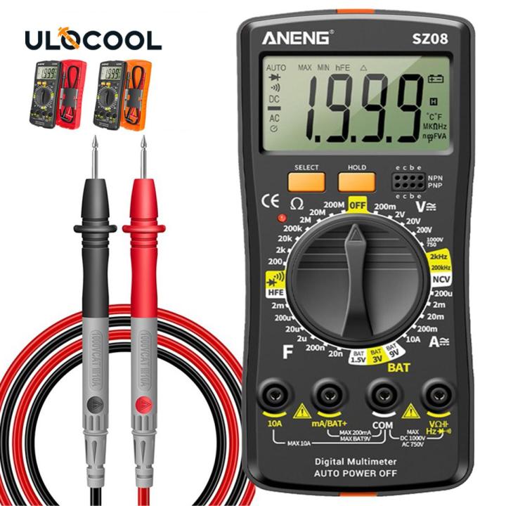 Digital Multimeter Ultra-thin Storage Professional Multimeter Automatic ...