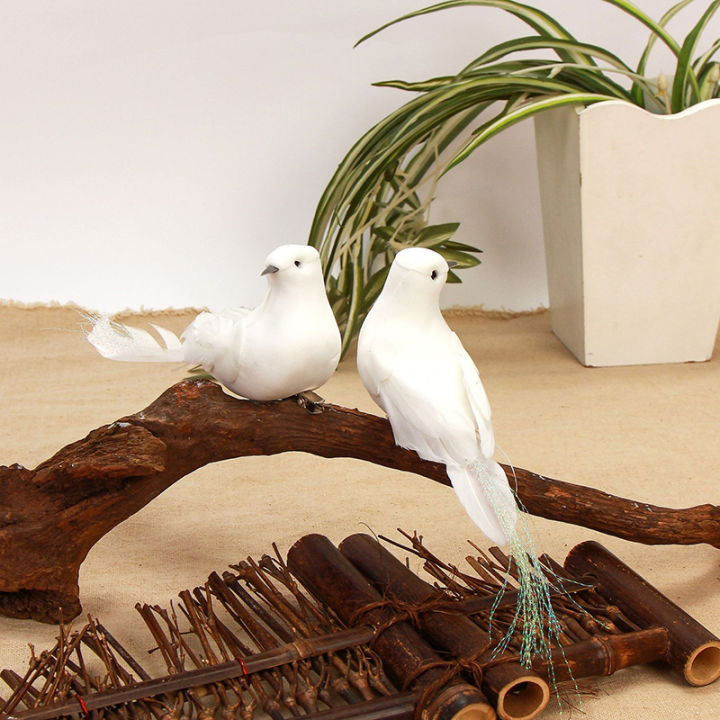 Artificial Pigeon Birds Fake Doves Simulation Feather Pigeon Wedding ...