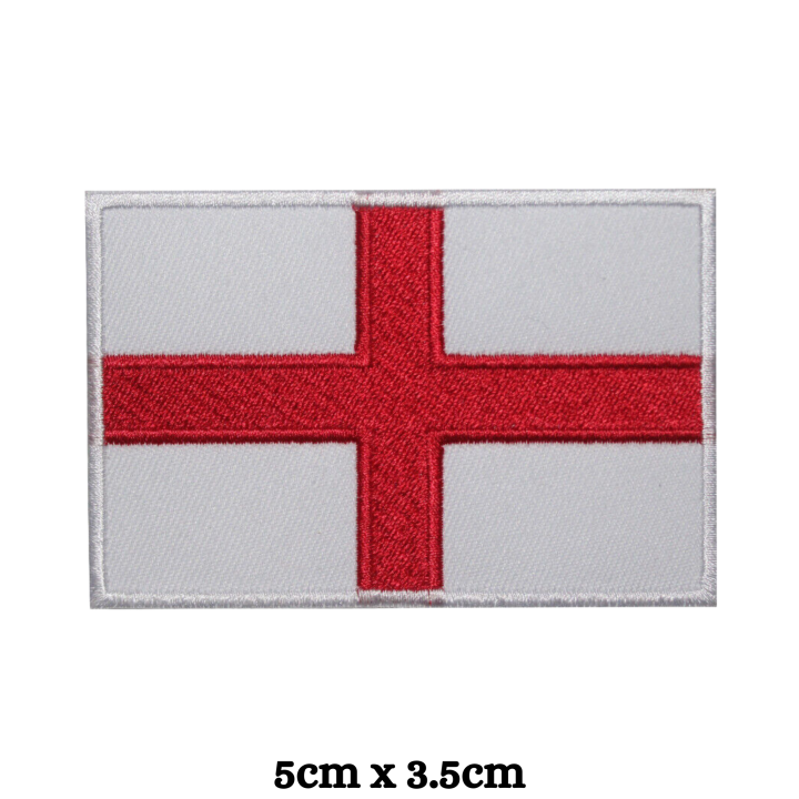 England Flag Embroidered Iron-On Patch Easy to Apply Perfect for ...