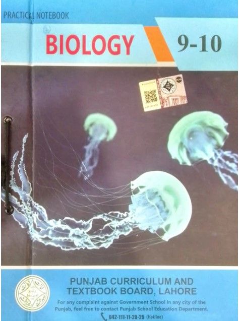 PTB Biology Practical Notebook 9-10 (Unsolved) English Medium | Daraz.pk