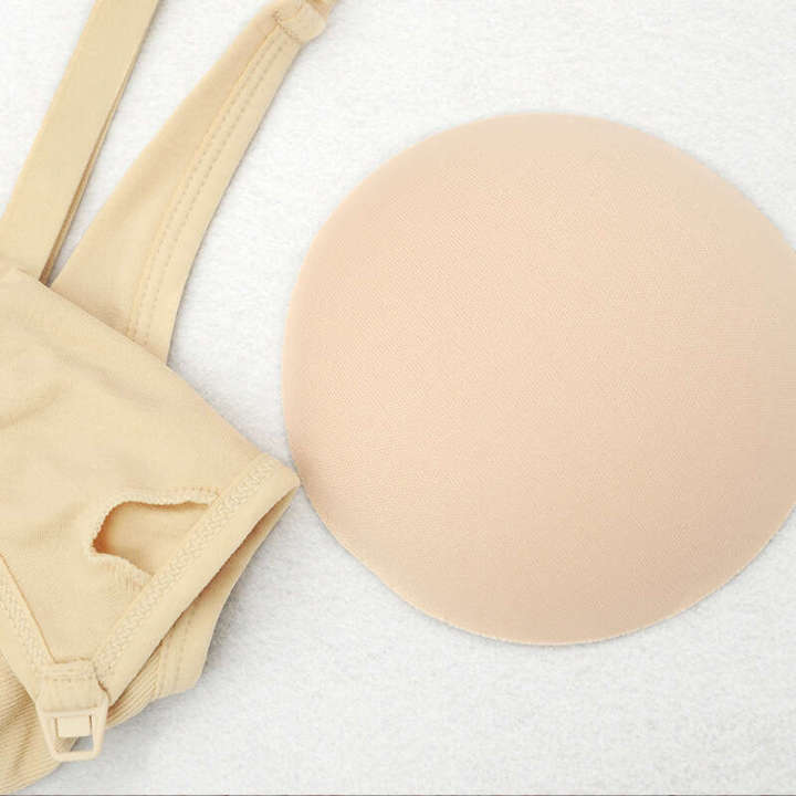 Circular sponge chest pad, thin breastfeeding overflow sports bra vest ...
