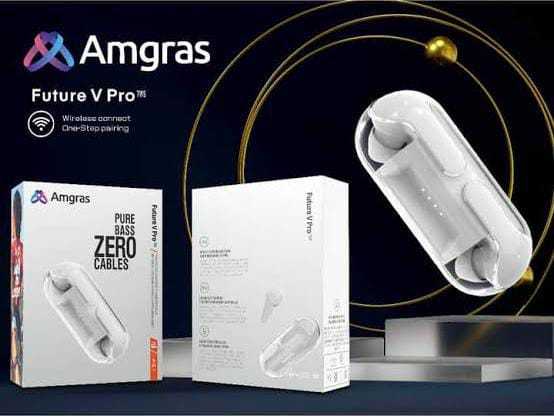 Amgras Original Future V Pro Earbuds: Crystal-Clear Sound & Deep Bass ...