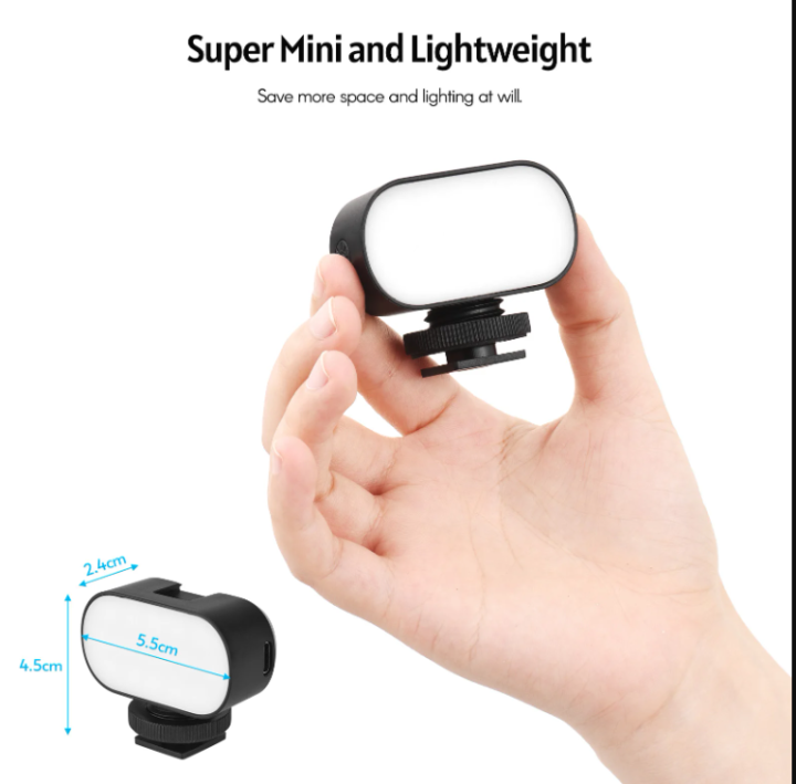 RN JMARY FM-16RGB Mini Portable Rechargeable RGB Video Conference ...