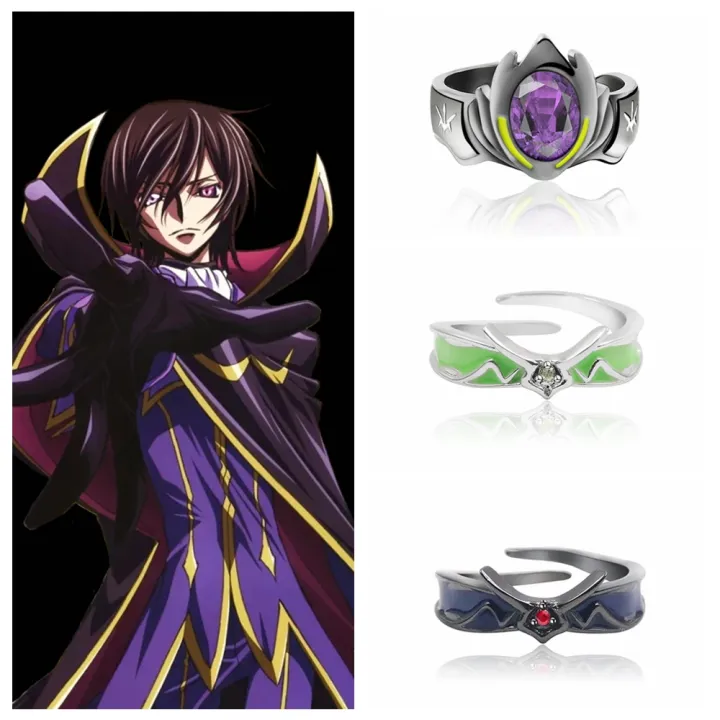 Creative Anime Code Geass Cosplay Code Geass Ring Lelouch Yukana ...